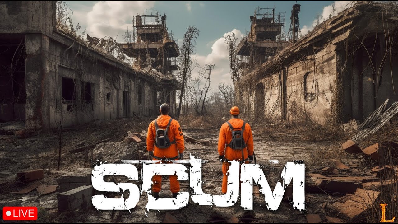 🔴 We built the most SECRETIVE BASE EVER in SCUM - Laying pipe edition w ...