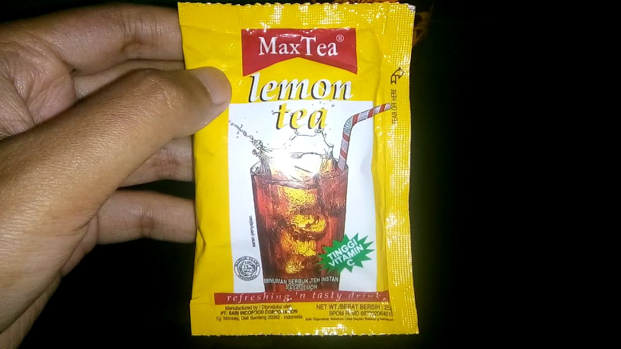 Review Produk #306 : Max Tea Lemon Tea - YouTube