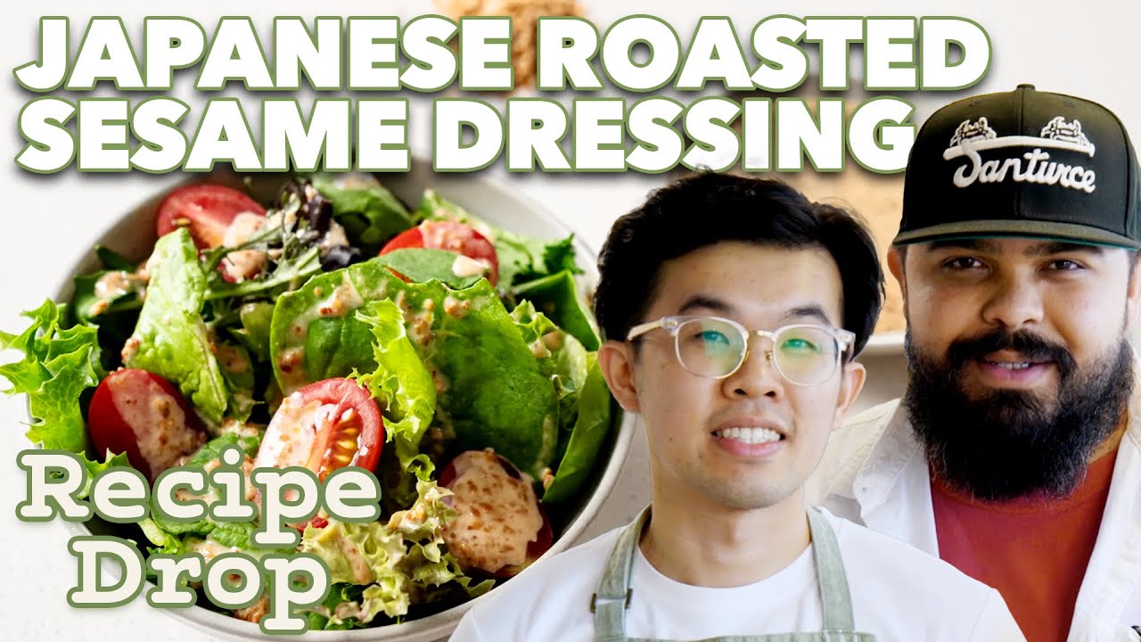 5-Minute Japanese Roasted Sesame Dressing | Recipe Drop | Food52 - YouTube