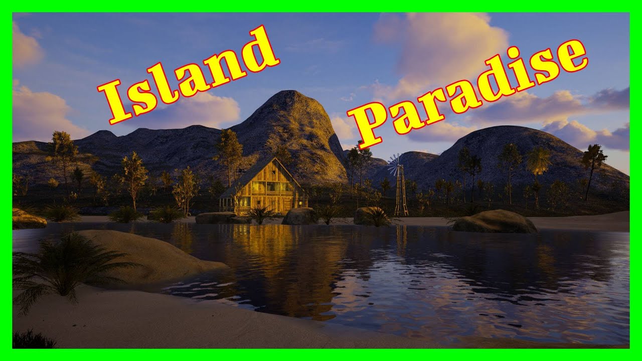 ISLAND PARADISE Dynasty Sandbox Survival Building - YouTube