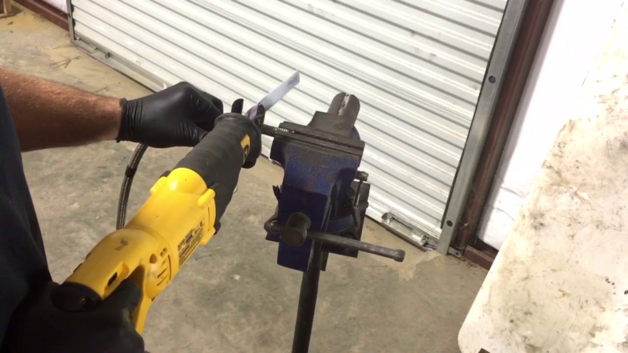 How did I cut braided Stainless Steel lines....watch - YouTube