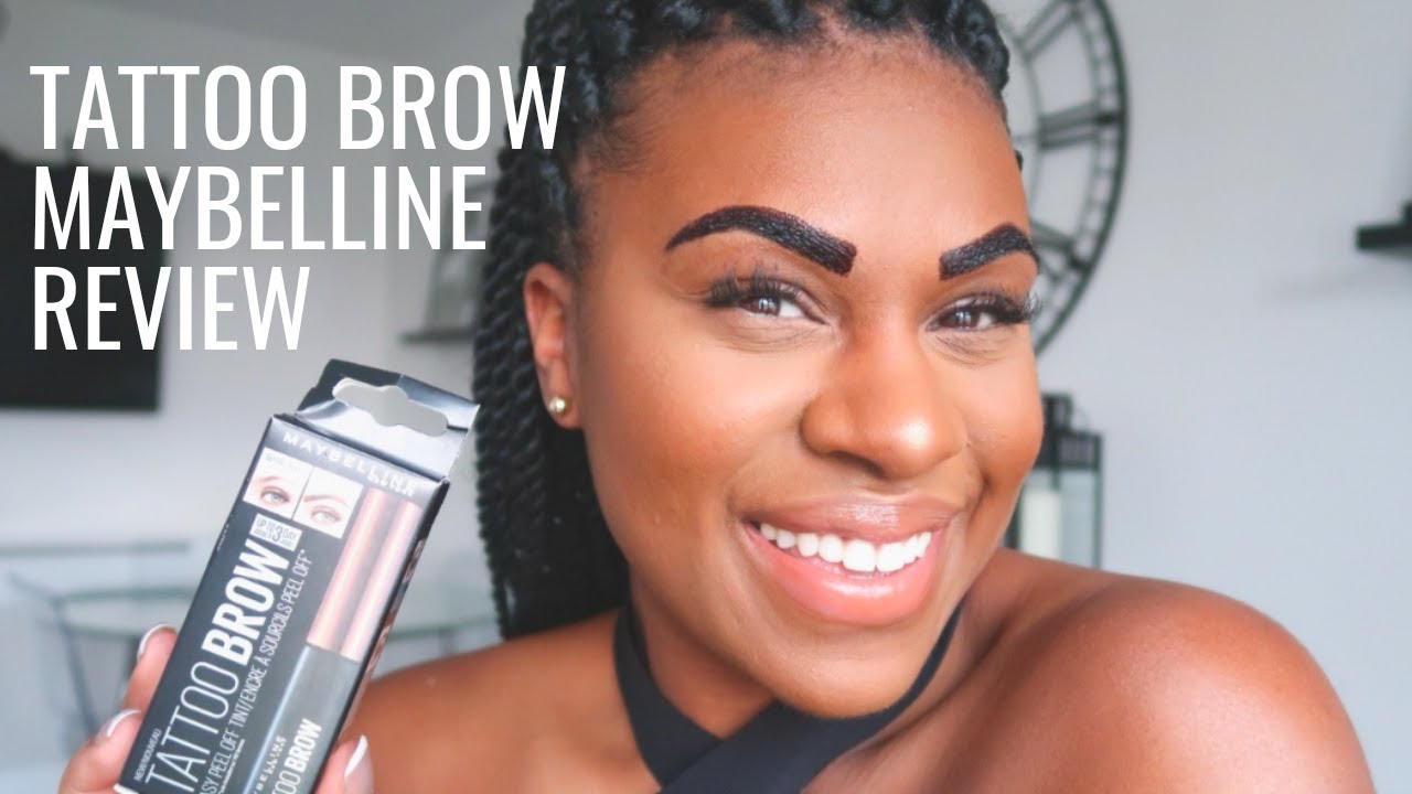 REVIEW Tattoo Brow by Maybelline - YouTube