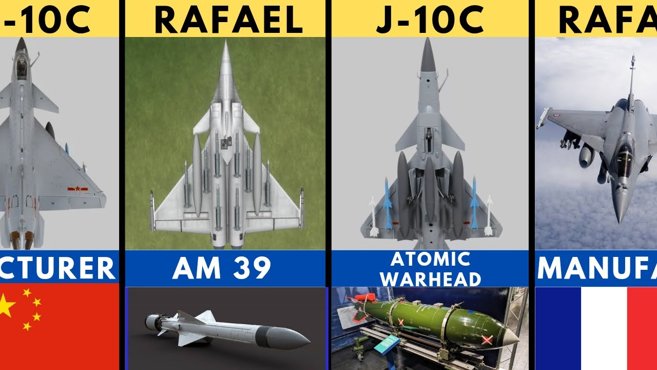 Indian Rafael vs Pakistan J-10C Fighter Jet Detailed Comparison 2025 ...