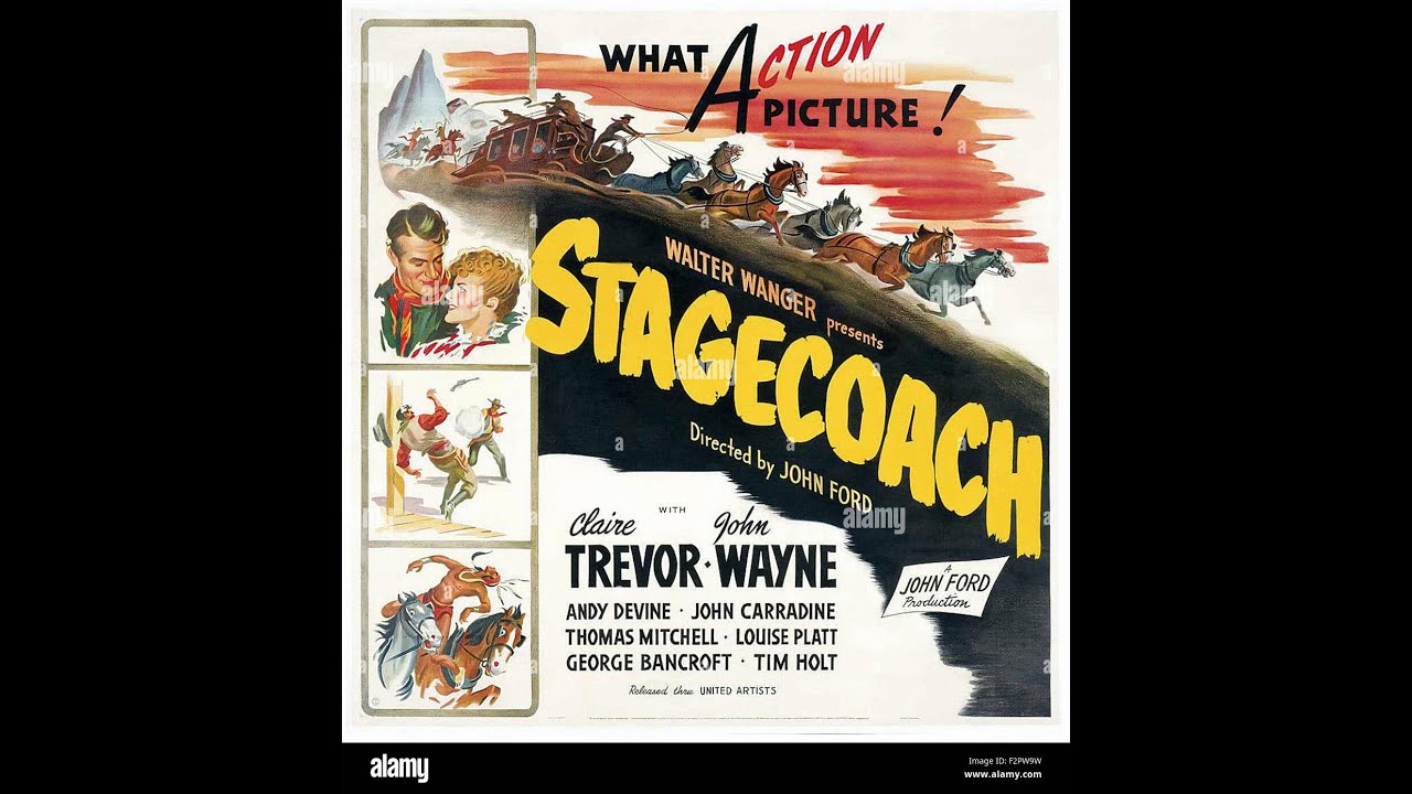 Stagecoach 1939 - FULL MOVIE colorized 1939 (John Wayne, Claire Trevor ...