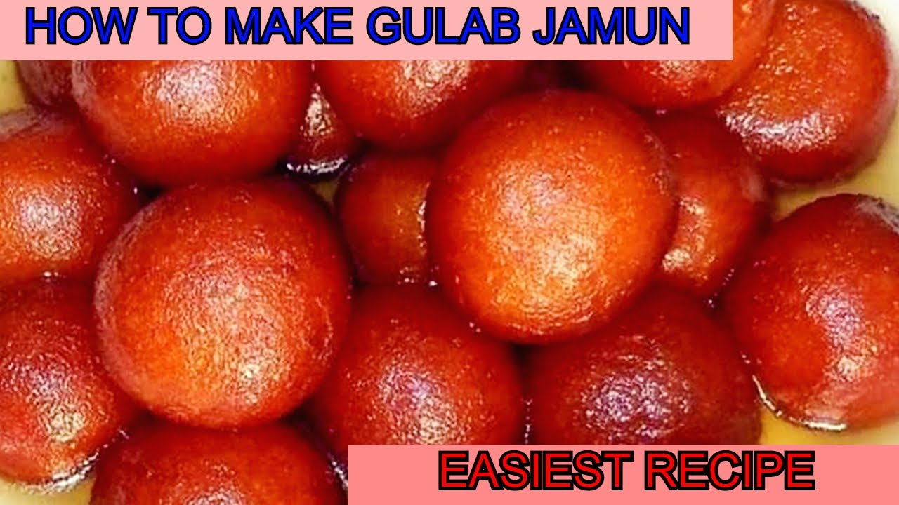 How to make Gulab Jamun - YouTube