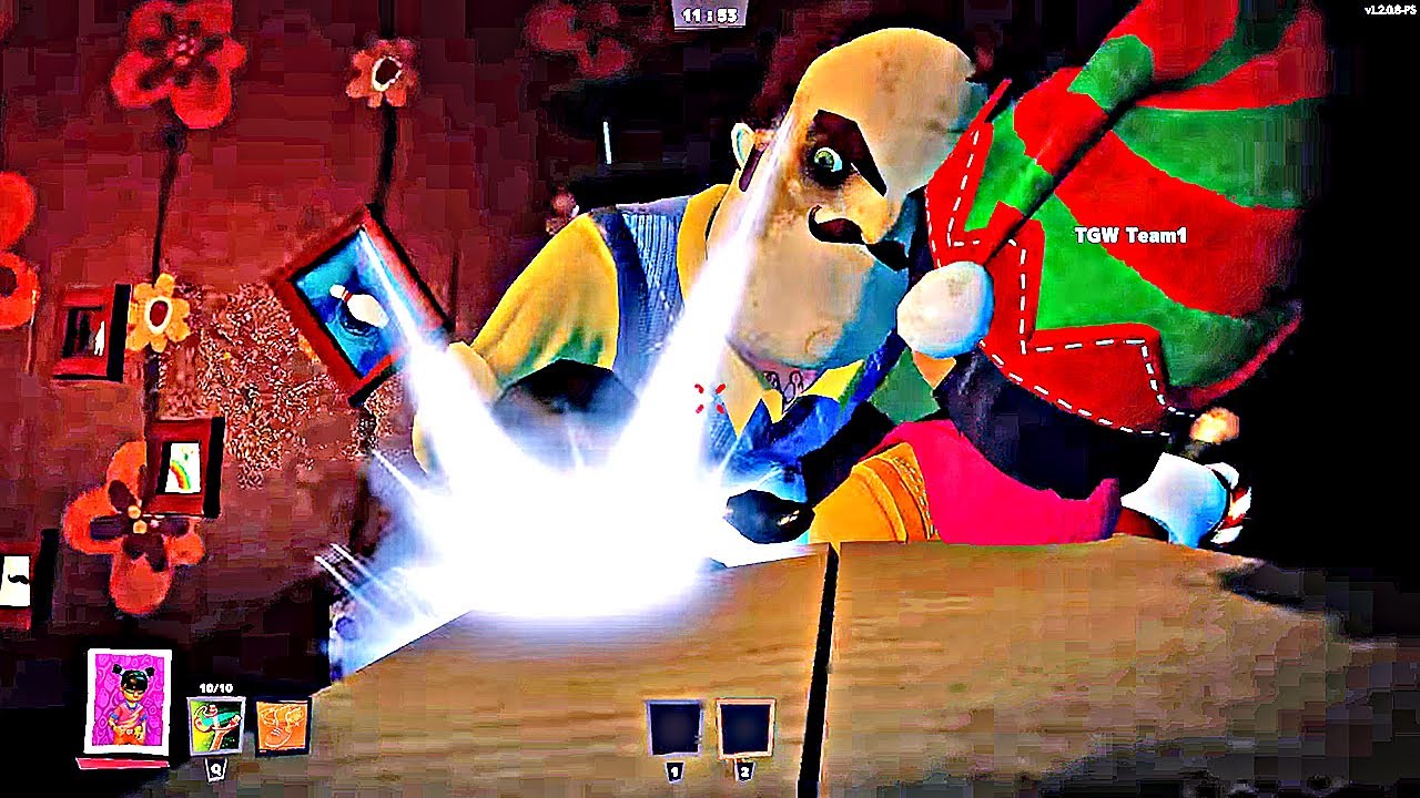 Scout & Brave fight the Neighbor in the "Return of the Guest" Map # ...
