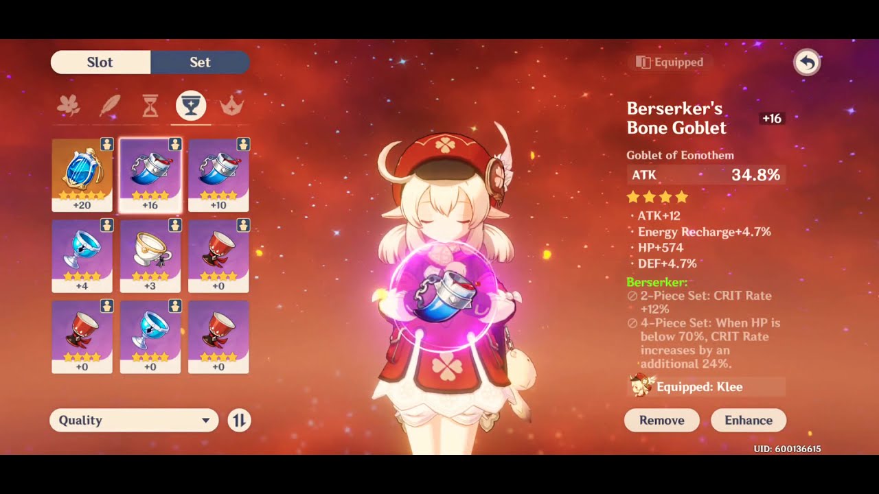 Genshin Impact Klee lvl 60 solo electro boss - YouTube