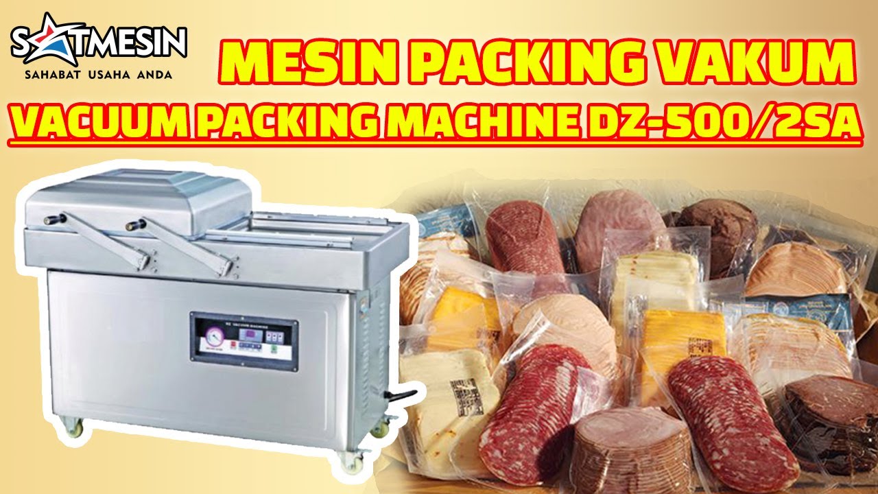 Vacuum Packing Machine GETRA DZ-500/2SA - YouTube