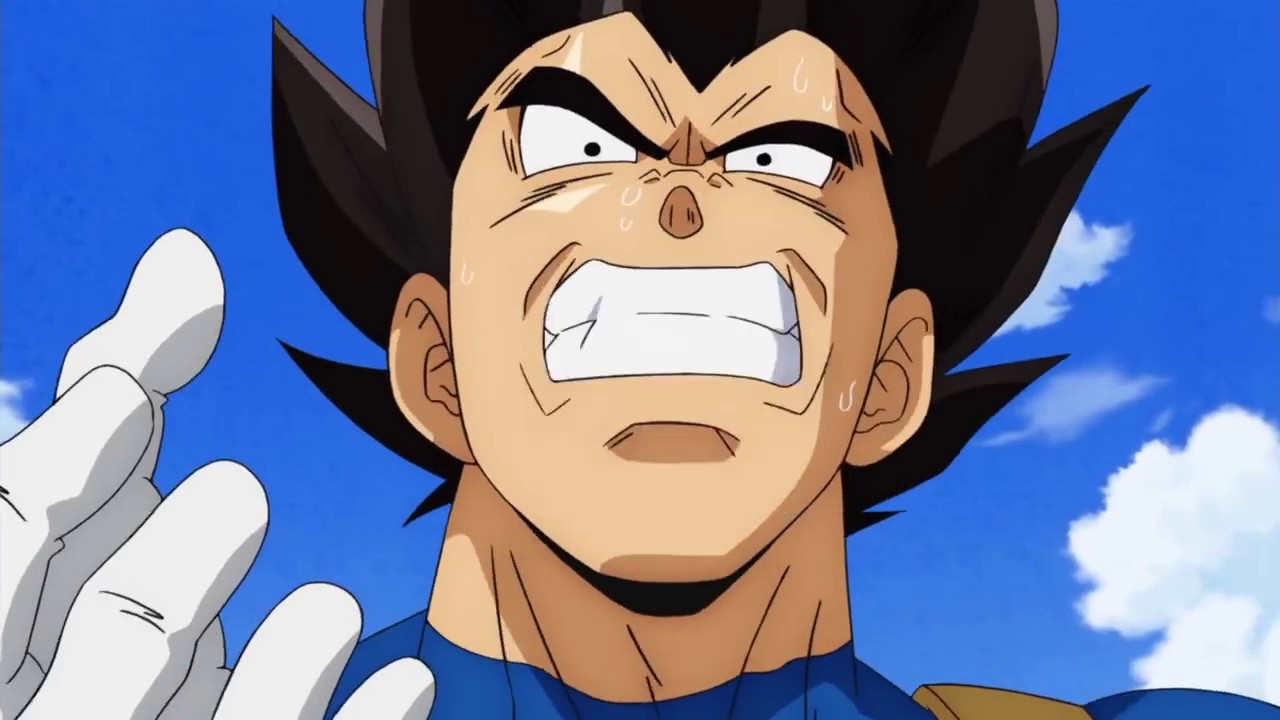 Vegeta goes Crazy at Beerus 90's cut - YouTube