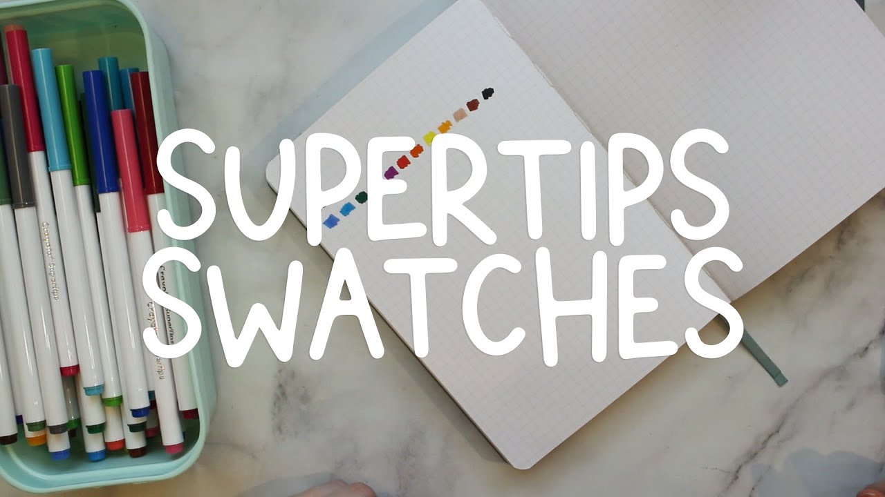 Supertips Swatches! | 57 Colors - YouTube