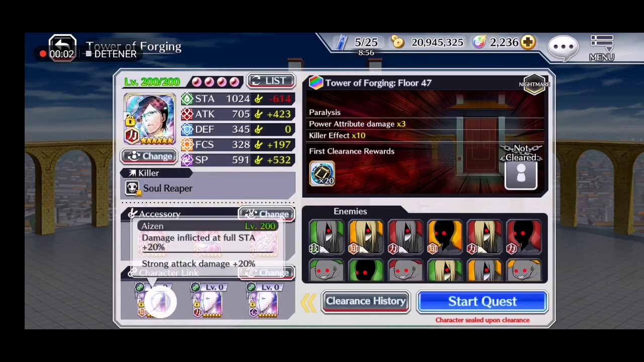 Senkaimon Tower of Forging Floor 47 (1 minute) - YouTube