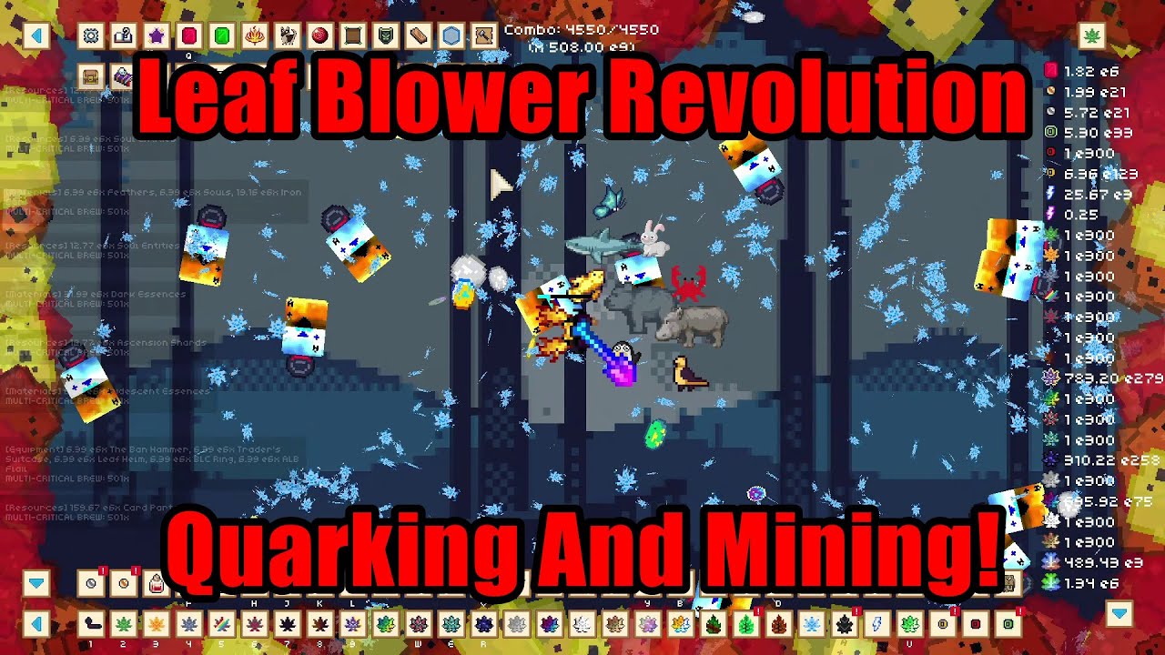 Leaf Blower Revolution - Quarking And Mining! - YouTube