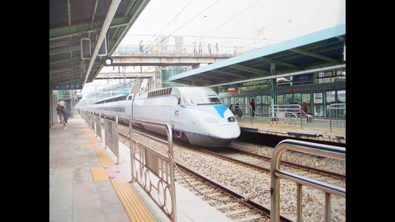 [경부선 금천구청역] 여수엑스포발 용산행 KTX #782 (고속038호기) 통과 - YouTube