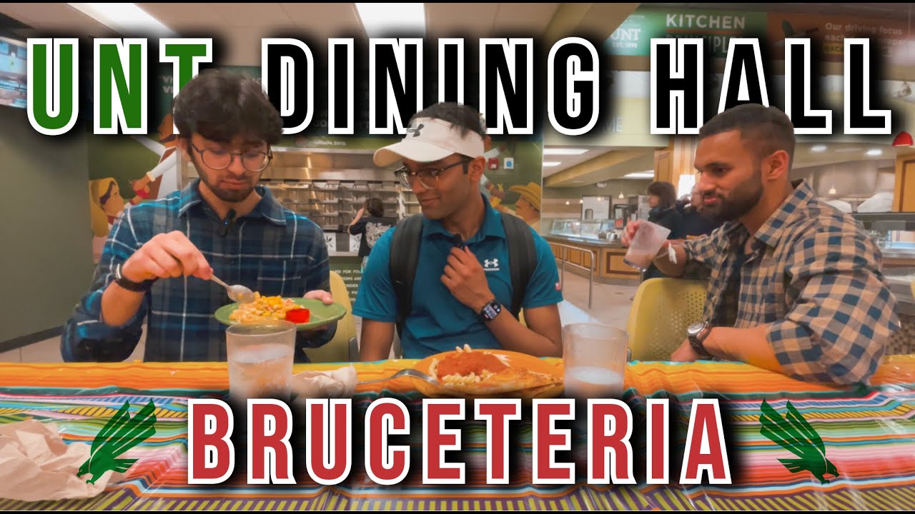 Tasting EVERYTHING at Bruce Hall Dining at University of North Texas ...