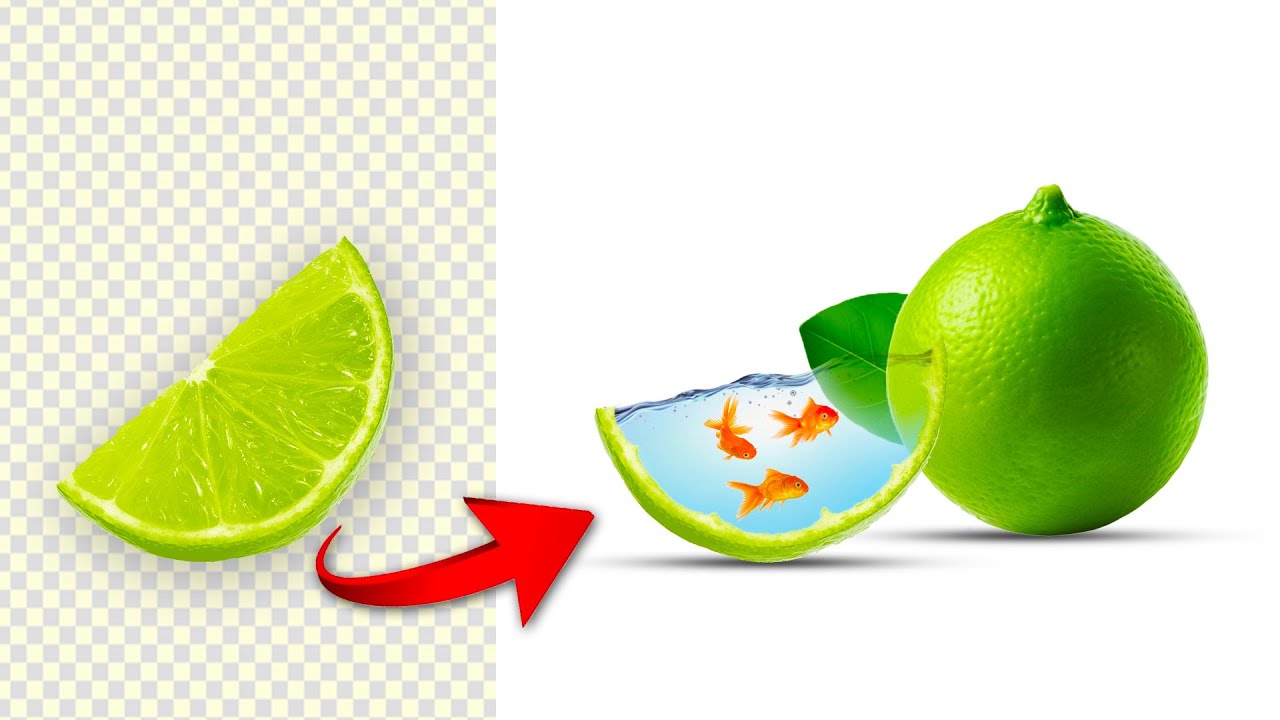 Photo Manipulation in Photoshop | Lemon and Fish - YouTube