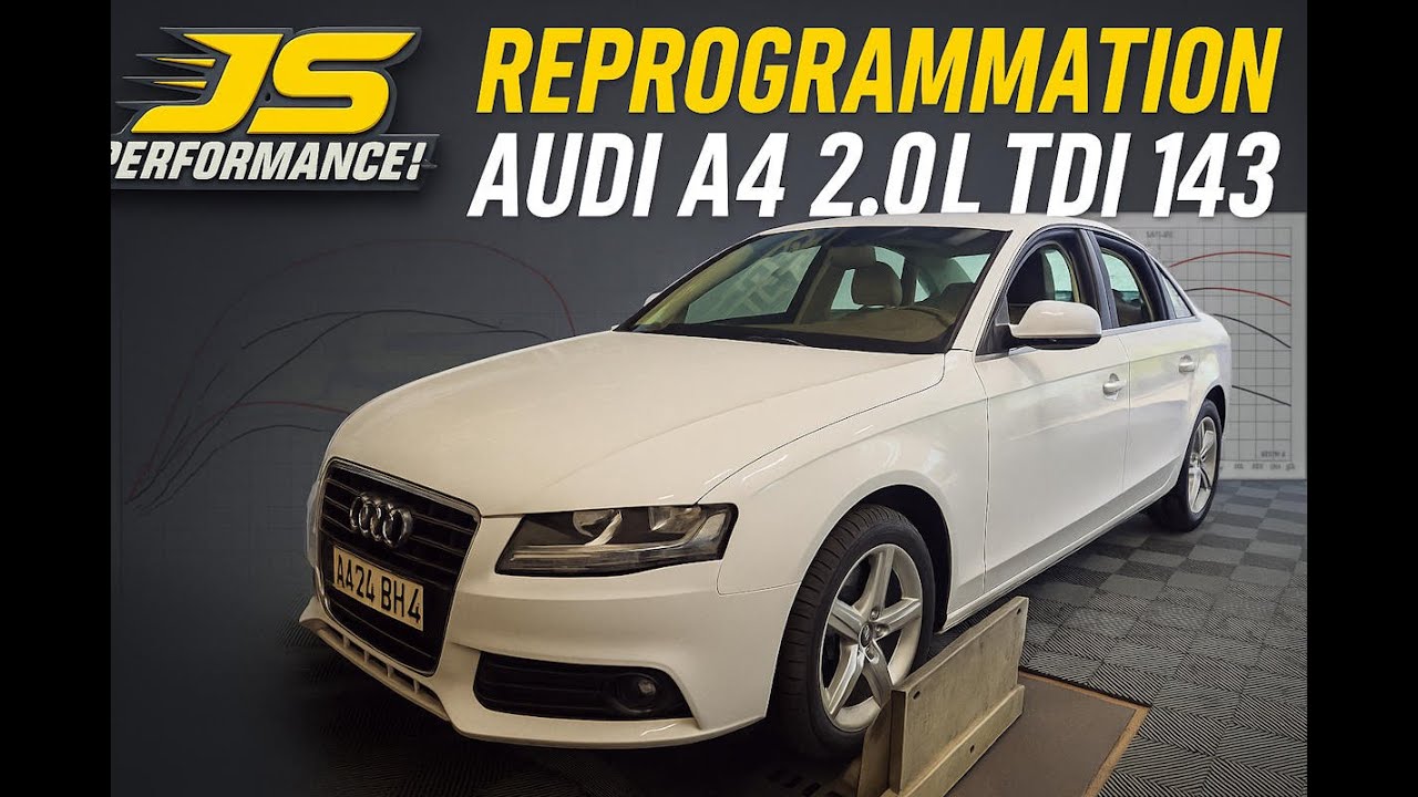 Reprogrammation Moteur Audi A4 B8 2L TDI 143chx By JS PERFORMANCE YouTube reprogrammation-moteur-audi-a4-b8-2l-tdi-143chx-by-js-performance-youtube
