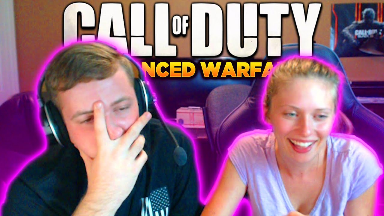 GIRLFRIEND PLAYS CALL OF DUTY!! Teaching My Girlfriend How To Play COD ...