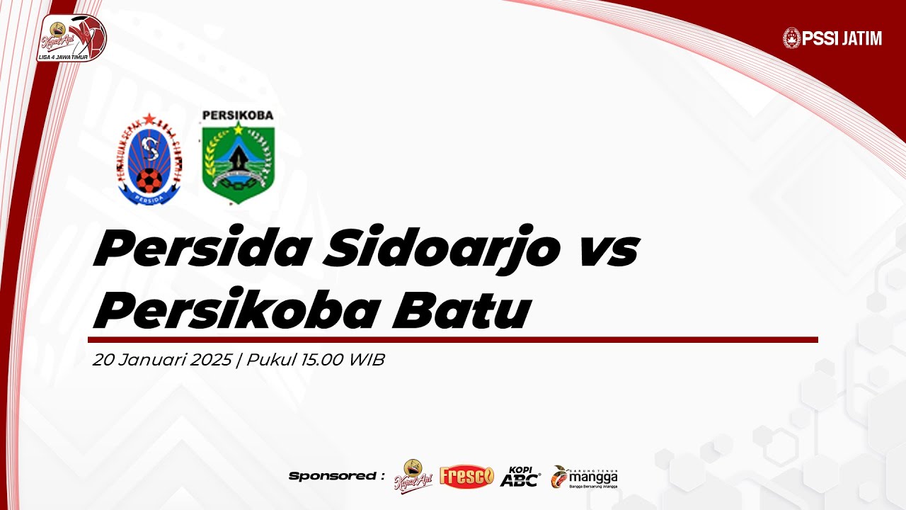 Persida Sidoarjo vs Persikoba Batu - YouTube