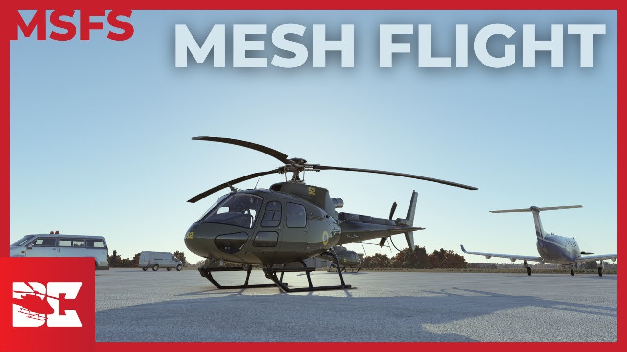 MESH FLIGHT | MSFS 2020 | H125 - YouTube