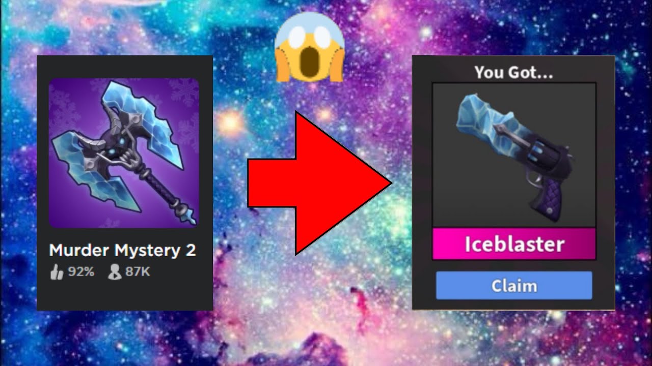 UNBOXING LE NOUVEAU GODLY ICEBLASTER!!! | Roblox | Murder Mystery 2 - YouTube