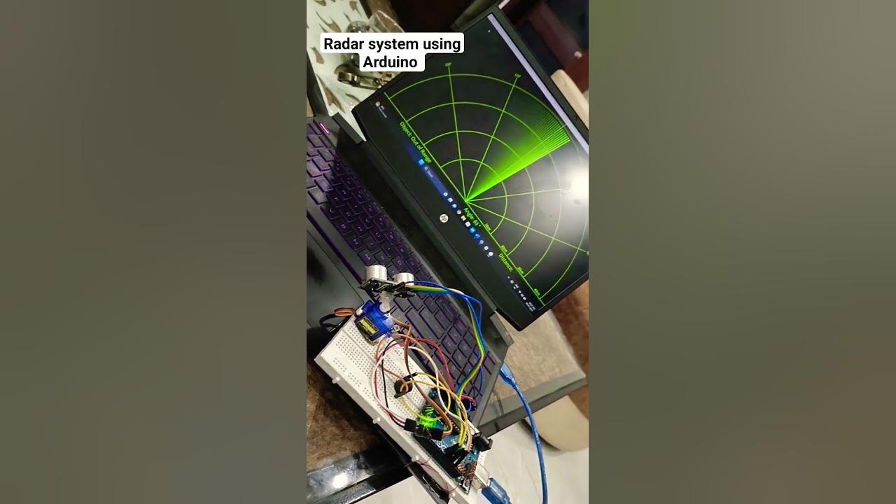 Radar System Using Arduino Radar Arduino Arduinoproject Nodemcu