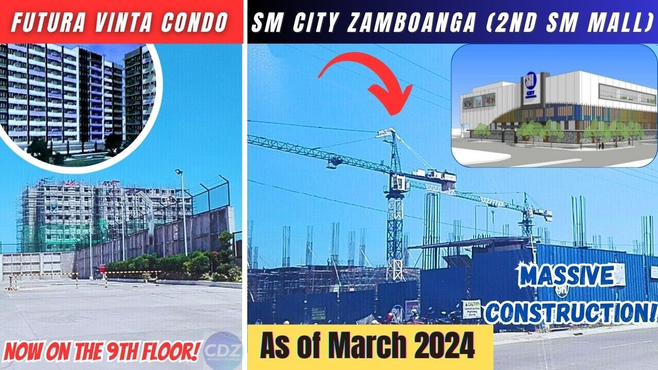 🏗 MASSIVE CONSTRUCTIONS OF SM CITY ZAMBOANGA + FUTURA VINTA CONDO | MARCH 2024 UPDATE - YouTube