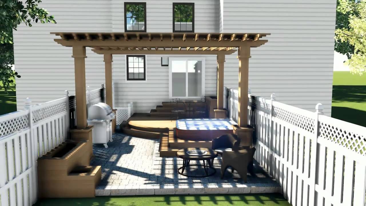 3D Patio Design Assembly - YouTube