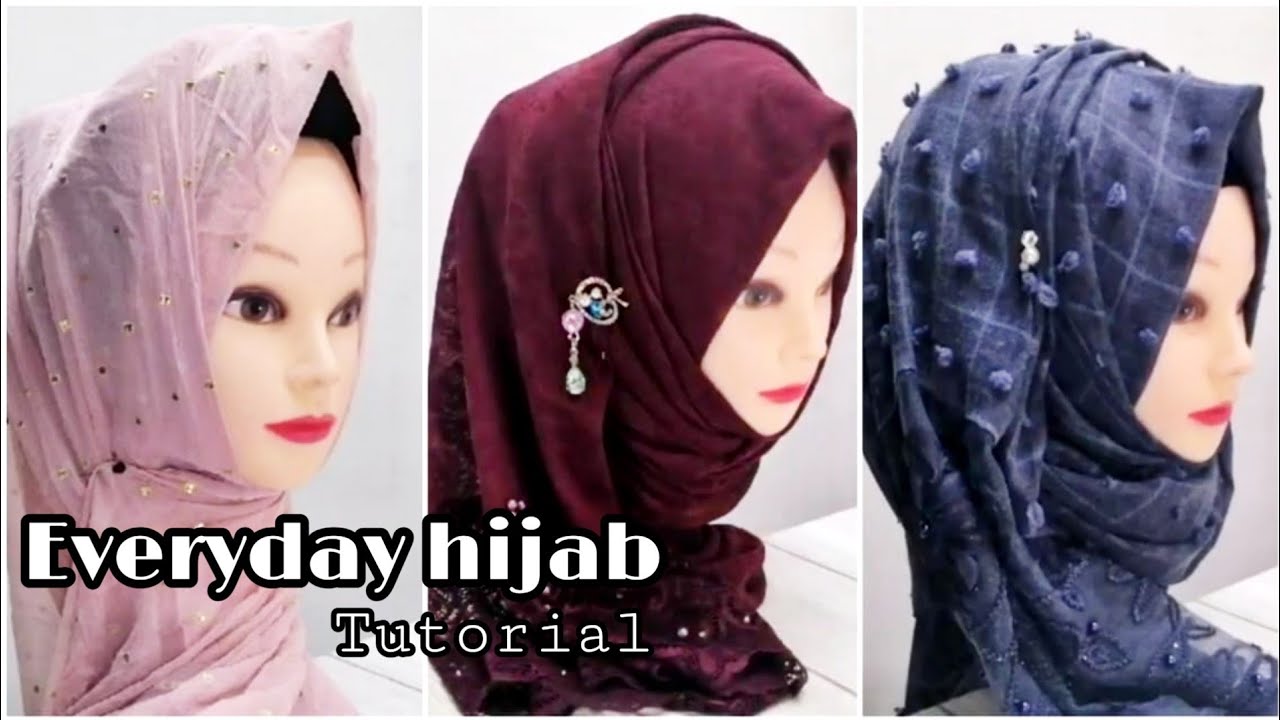 Hijab tutorial ||easy and casual hijab tutorial for everyday|| - YouTube