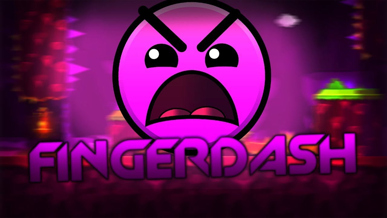 Geometry Dash Fingerdash Прошел со второго раза !!!!))))) - YouTube