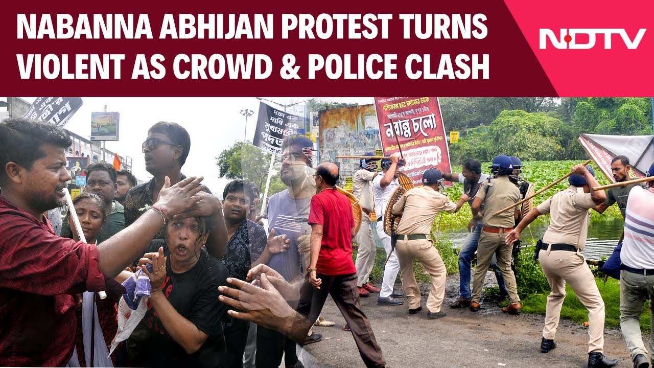 Nabanna Abhijan | Kolkata Police Unleashes Fury On Protesters, Nabanna ...