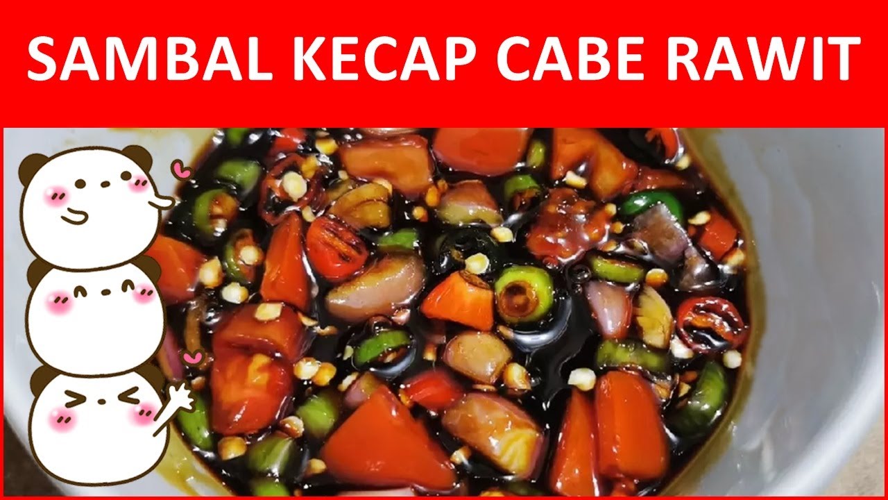 Resep SAMBAL KECAP CABE RAWIT. Sangat Cocok Untuk Ikan Ayam Goreng ...