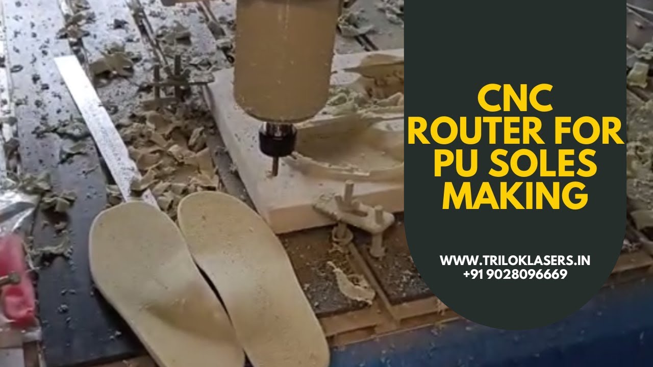 Router for PU Soles| PU Soles Making by Router - YouTube