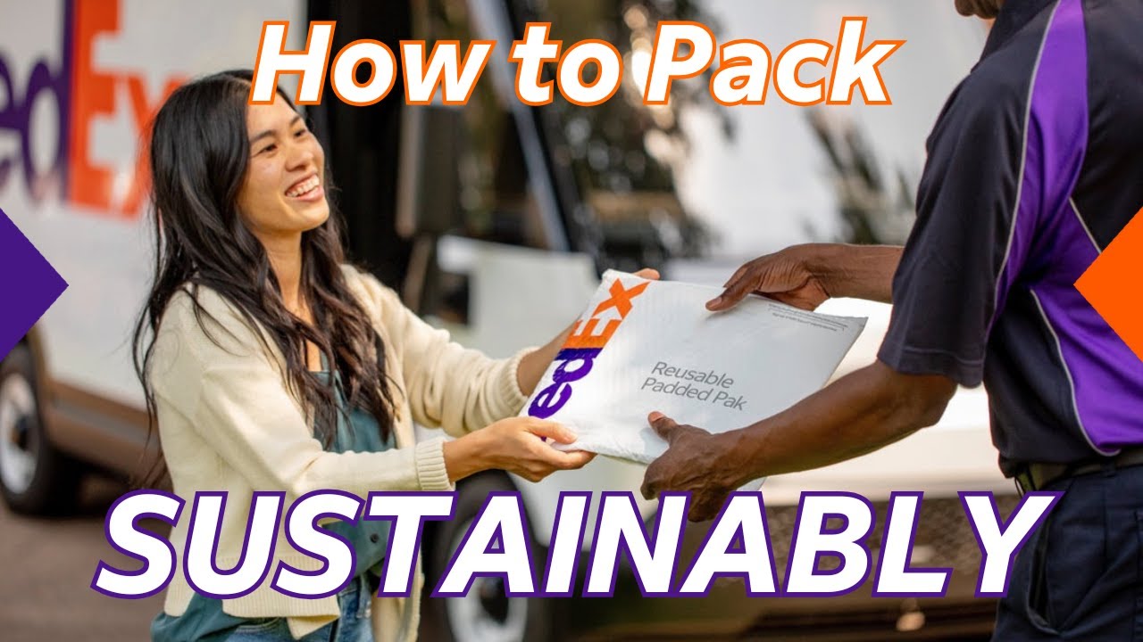 Sustainable packaging: FedEx reusable pak benefits - YouTube