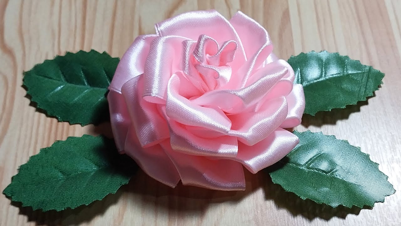 Instructions for making eternal rose with satin ribbon/how to make ...