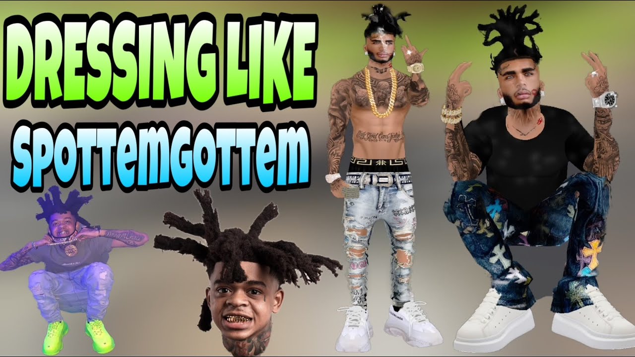 DRESSING LIKE SPOTTEMGOTTEM 😬🍃 | IMVU - YouTube