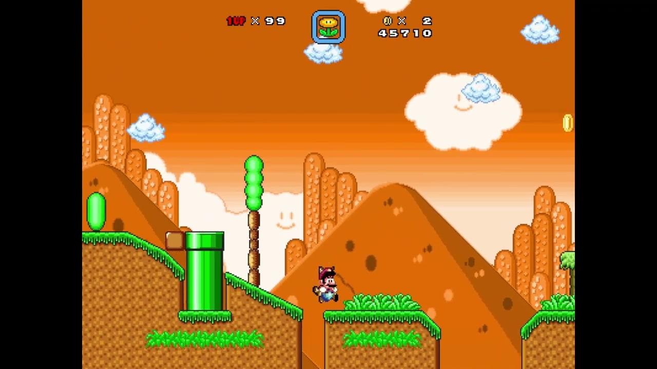 SMBX2 - Super Mario Bros. 3 1-1 in SMB1 SMAS Style - YouTube
