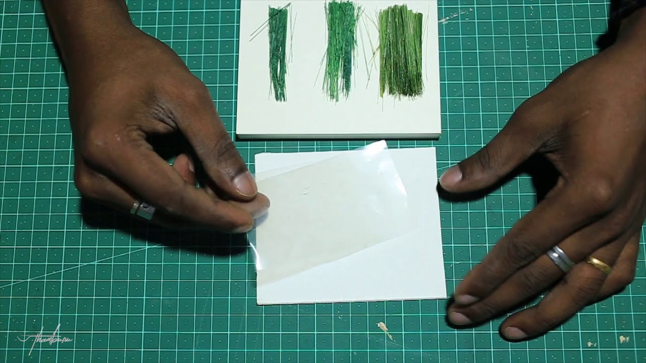 HOW TO MAKE GRASS/SHRUBS...Architectural model making - YouTube