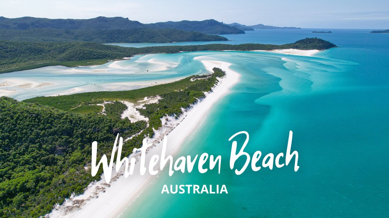 WHITEHAVEN BEACH - Australia Drone 4K UHD 🏝☀️ - YouTube