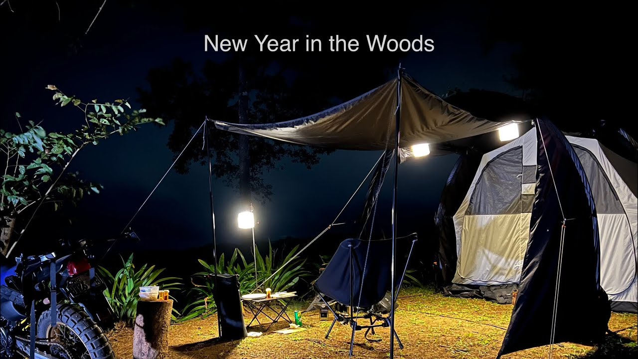 Nature ASMR | Silent Vlog | Solo Motorcycle Camping | Sounds of Camping ...