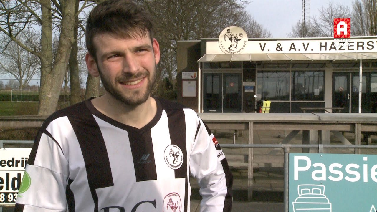 Leo de Ruiter na Hazerswoudse Boys - SJC (2-1) - YouTube