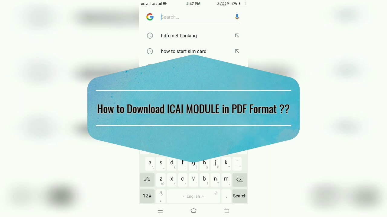 How to download ICAI Module in PDF format | CA Foundation ,CA ...
