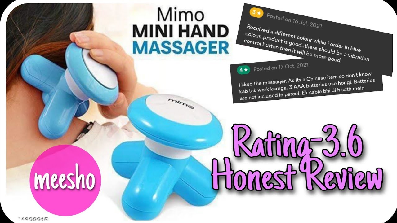 Unboxing & Reviewing Mini Massager From Meesho - YouTube