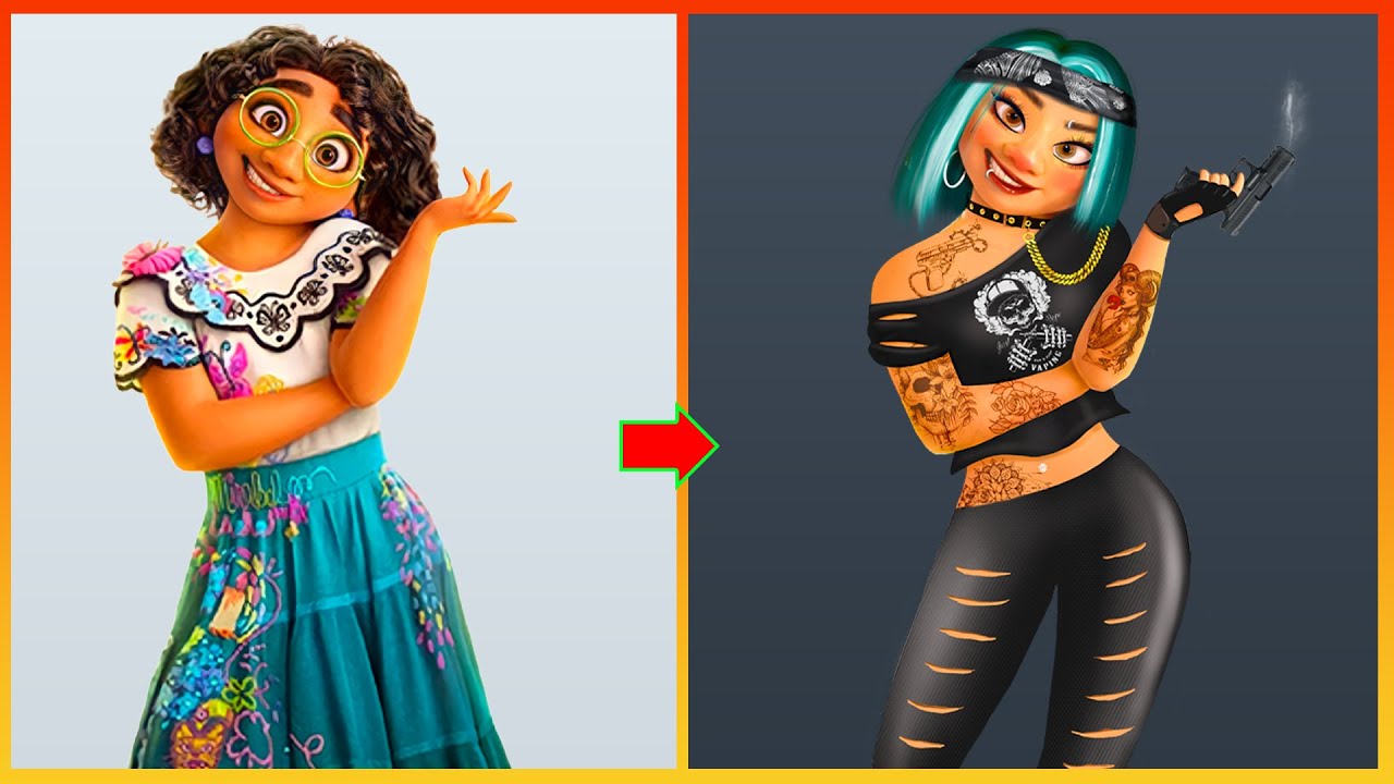 Disney Encanto : Mirabel Madrigal Glow Up Into Bad Girl | Cartoon World ...