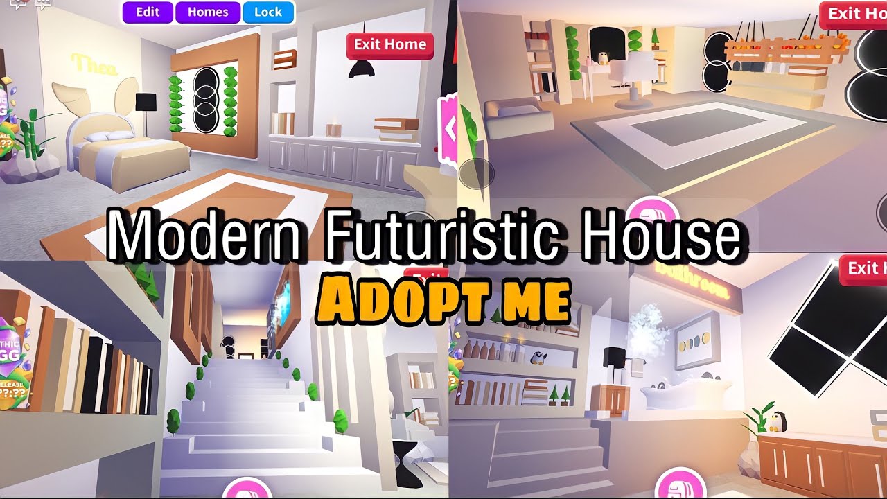 🌺Adopt me🌺 |Futuristic House Tour + Showing Sky Castle| - YouTube