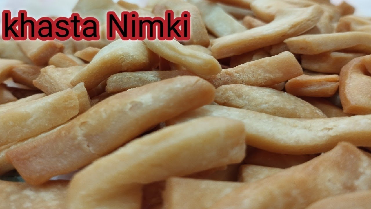 khasta nimki recipe ll nimki banane ka tarika ll shabana recipe vlogs ...