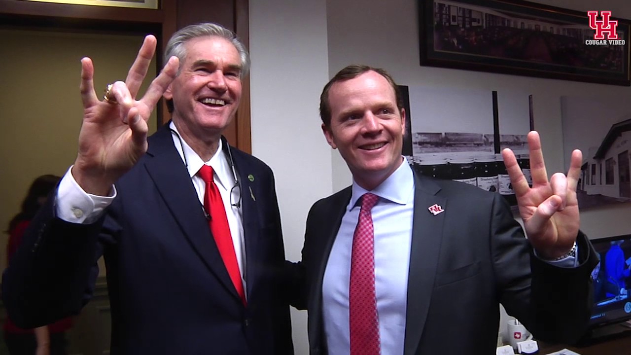 Major Applewhite Visits Austin for UH Day at the Capitol - YouTube
