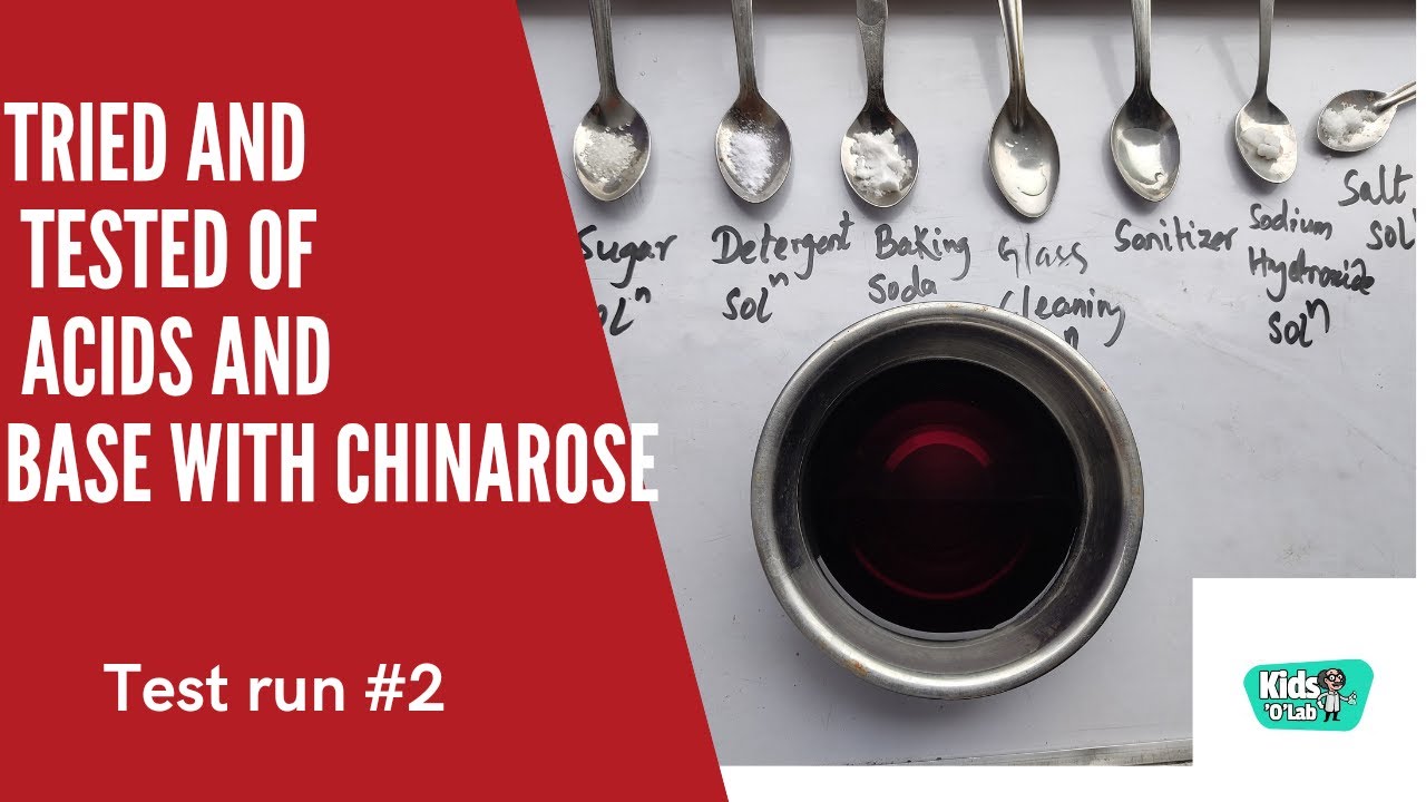Test of china rose as natural indicator | Activity with china rose std ...