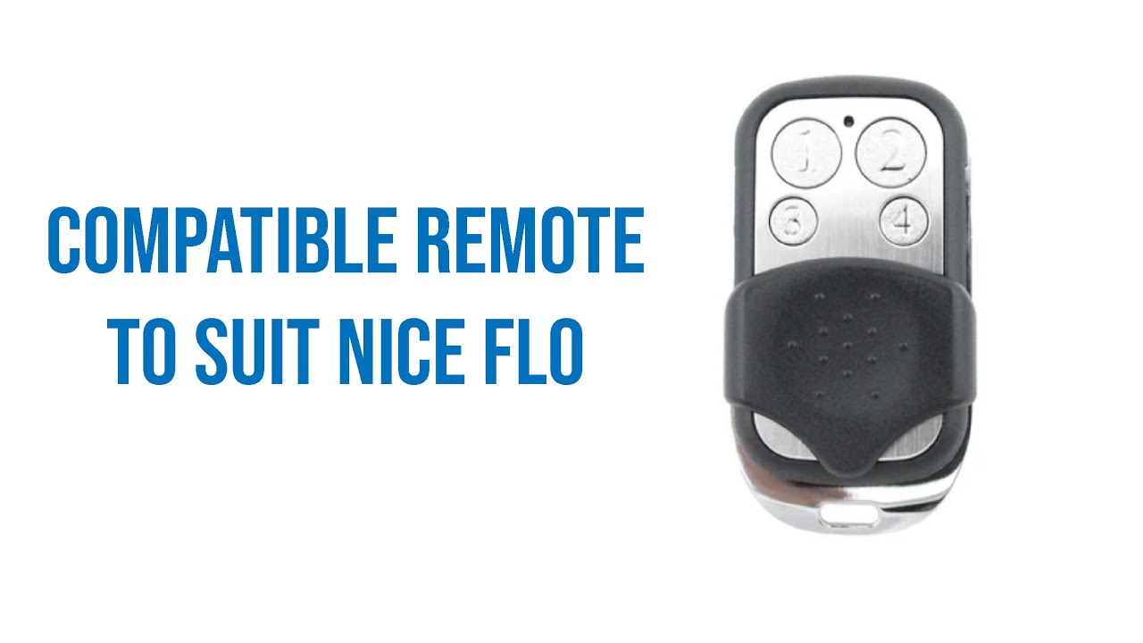 Compatible Remote to suit a Nice FLO Video Description - YouTube