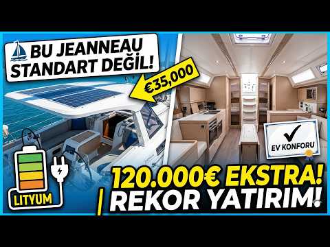 Yelkenlide Ev Rahatlığı: 120.000 Euro Ekstralı Tekne!