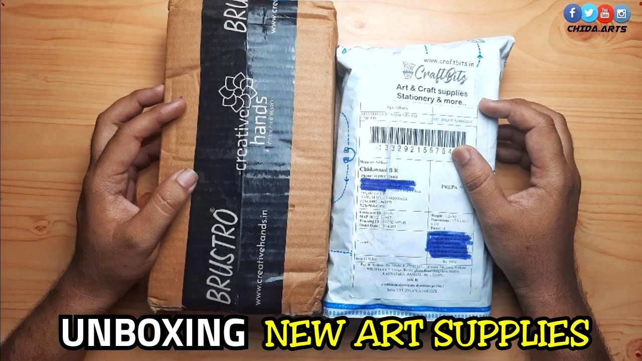 Unboxing New Art Materials 😍 - YouTube